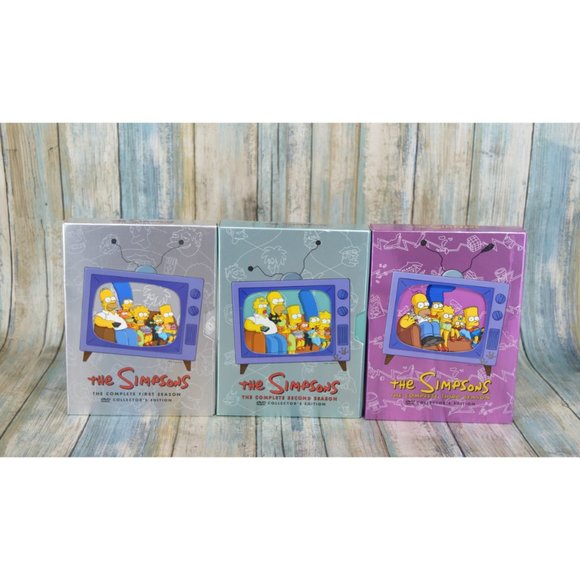 Simpsons | Other | The Simpsons First Second Third Seasons 3 Collectors ...